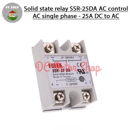 Jual Solid state relay SSR-25DA AC control AC single phase - 25A DC to AC - Jakarta Pusat - DC ...