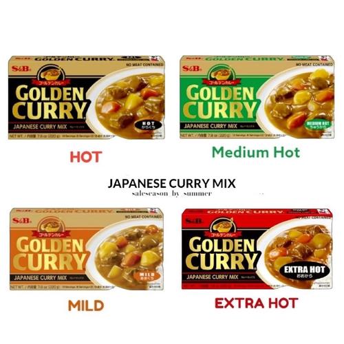 Jual S&B Golden Curry 220gr Medium Hot | Kari Blok | Kari Jepang - Mild ...