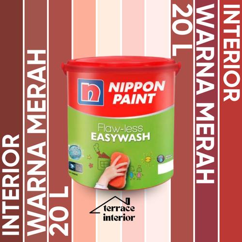 Jual Cat Tembok Nippon Paint Flawless Easywash Interior Warna Merah 20 ...