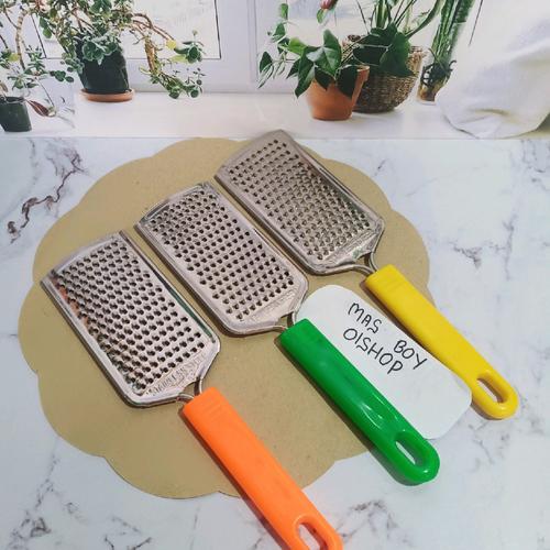 Jual Parut Keju Stainless Gagang Warna / parutan keju / Panjang 22cm ...