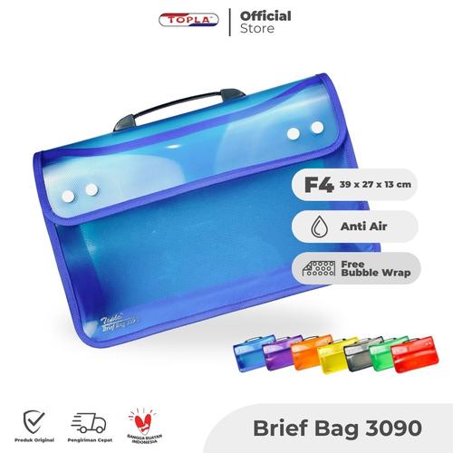 Jual Topla Map Dokumen Tas Brief Bag 3090 Tas Dokumen Kancing dua ...
