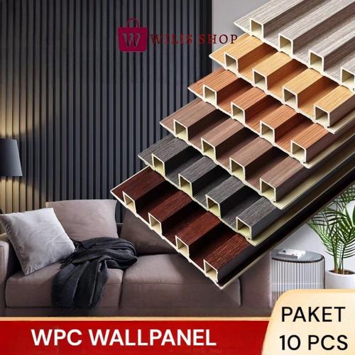 Jual [PAKET 10 PCS] 2,9M Wood Panel WPC / Wall Panel PVC / Kisi Kisi ...