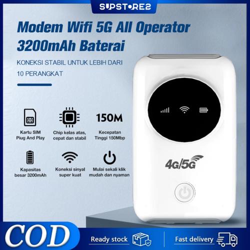 Promo (COD) H808+ Modem Wifi 4G All Operator Sim Card wifi Portable 5G ...