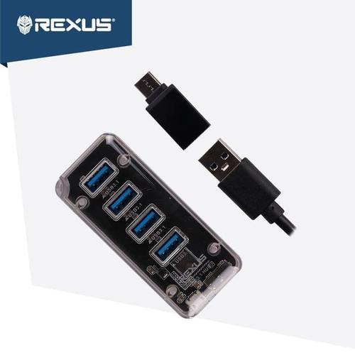 Jual Rexus USB HUB V.3.0 H336 4 Port + Converter Type C - RXH-336 - Warna - Kota Bandung ...