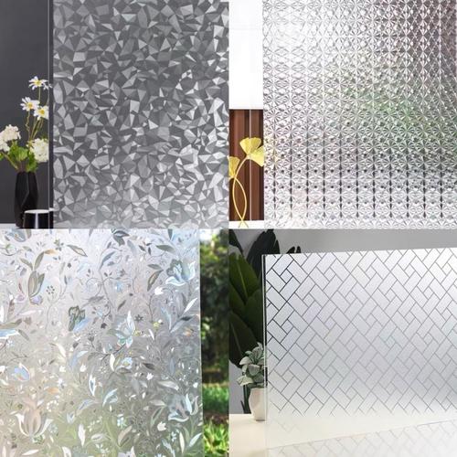 Promo Stiker Kaca Jendela Sanblast Glitter Sticker Kaca Jendela Anti ...