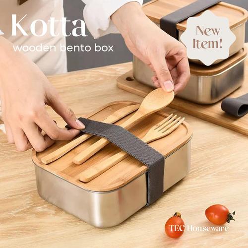 Promo 【TEC】KOTTA Bento Box Kotak Makan Stainless Steel 304 Berkualitas ...