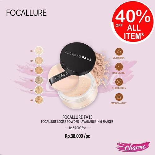 Jual (READY & ORI!) Focallure Loose Powder / Bedak Tabur FA15 FA 15 ...