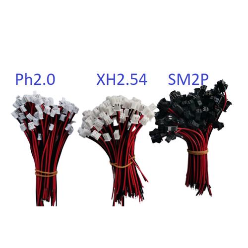 Jual 100mm 10cm Soket Kabel konektor Baterai RC Soket Terminal JST XH2.54 XH SM2P PH2.0 PH 2P ...