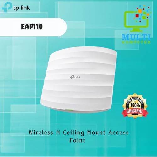 Promo TP-LINK EAP110 Wireless N Ceiling Mount Access Point 300Mbps ...
