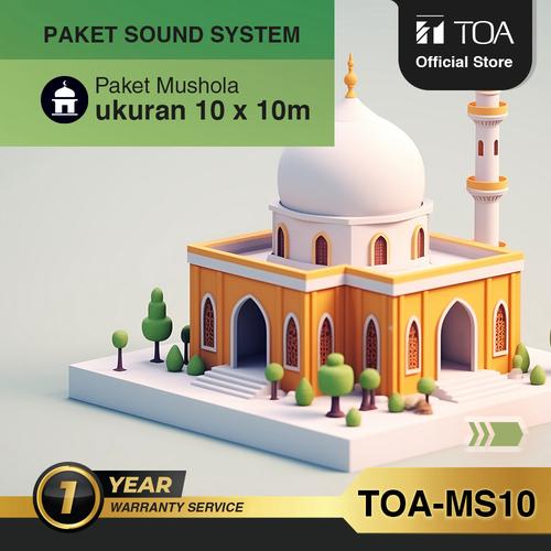 Promo TOA Paket Tata Suara Musholla ± 10m x 10m Cicil 0% 3x - Jakarta ...