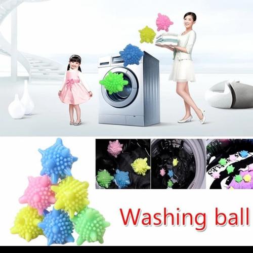 Jual washing ball magic bola mesin cuci silikon laundry balls baju ...