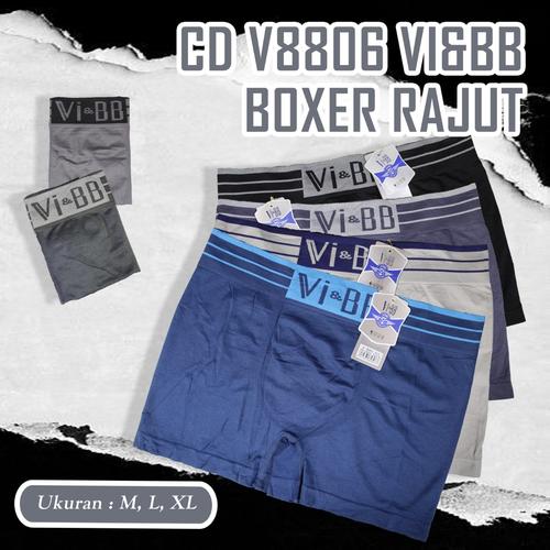 Jual [isi 6] Boxer pria rajut | celana dalam laki | CD seamless | VBB ...