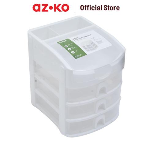 Promo AZKO Stora Laci Penyimpanan Mini 3 Tingkat - Putih - Jakarta ...