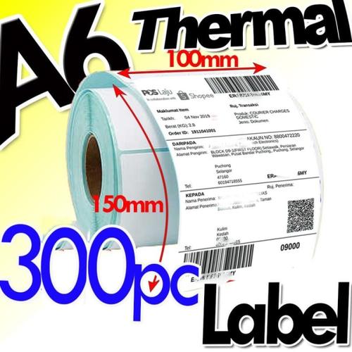 Promo LABEL BARCODE 100 X 150 mm merek VSC KERTAS STICKER LABEL THERMAL ...
