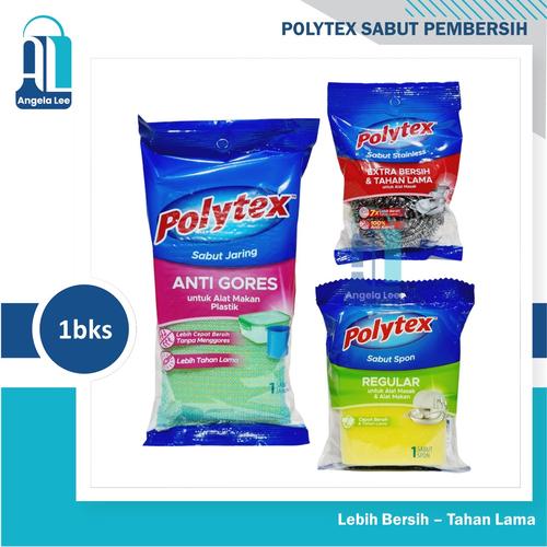 Jual Polytex Sabut Spon Jaring Anti Gores Kawat Stainless Sabuk Cuci ...