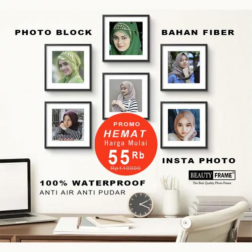 Jual FRAME PHOTOBLOCK 3D | INSTA FOTO WALL | BEAUTY FRAME BAHAN FIBER ...