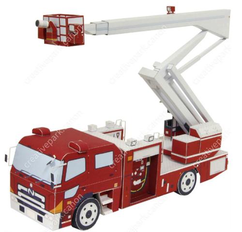 Jual MOBIL PEMADAM KEBAKARAN KENDARAAN PAPERCRAFT MINIATUR ACTION ...