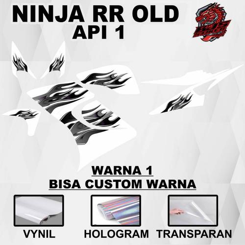 Jual Striping Ninja RR OLd kawasaki RR Lama api 1 - stiker decal Ninja ...