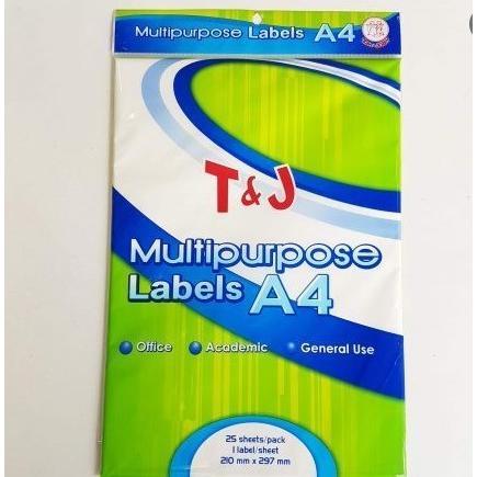 Jual Label Stiker A4 Tom & Jerry / Multipurpose Label A4 - 1 - Jakarta ...