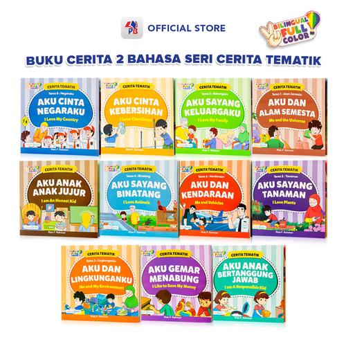 Jual Buku Cerita Anak Bergambar Tematik Bilingual : Aku Anak Jujur / Gemar Menabung / Sayang ...