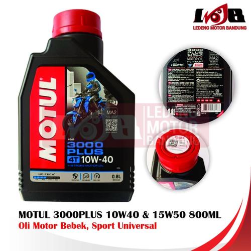 Jual Motul 3000 Plus Oli Motor Bebek 800ml SAE 10w40 15w50 20w50 Mesin Motorcycle Oil - Kota ...
