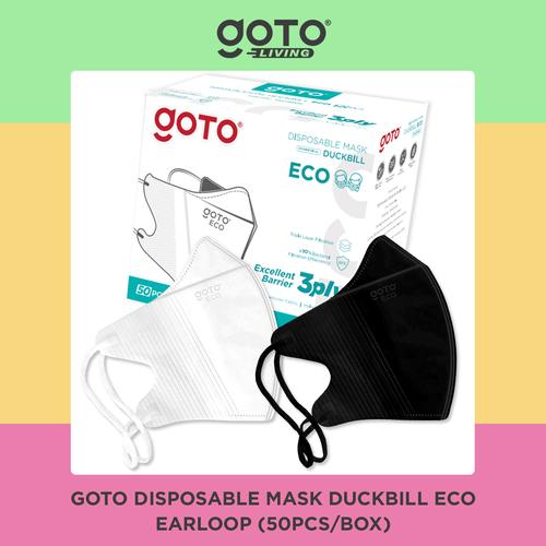 Promo Goto [COD] Masker Duckbill ISI 50 PCS 3 Ply Disposable Mask Kesehatan 3Ply Earloop - ECO ...