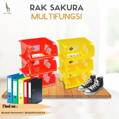 Jual Rak Sakura MPW / Rak Sepatu Multifungsi / Rak Buku, Dokumen / Rak ...