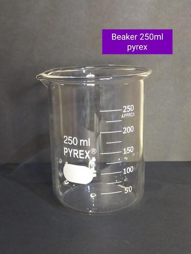 Jual Beaker 250ml pyrex beaker glass 250ml cap pyrex tahan panas gelas ...