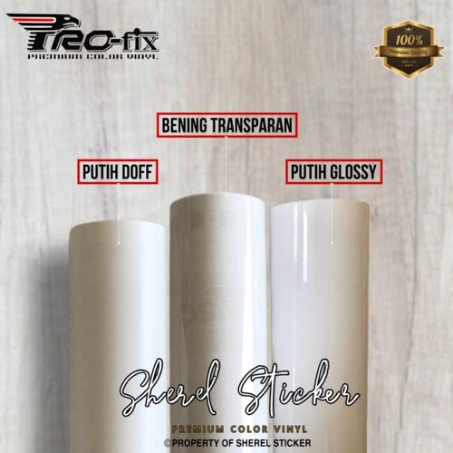 Promo skotlet Putih glossy doff transparan scotlite putih susu putih ...