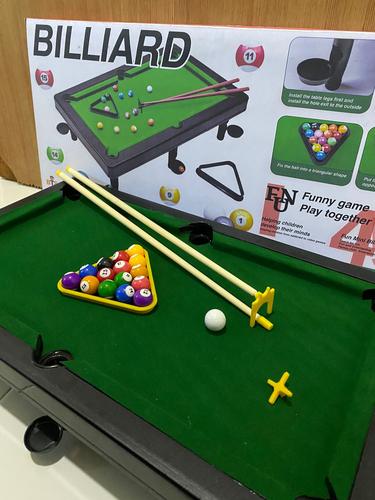 Promo [NEW] MAINAN BILLIARD SET / MEJA BILLIARD MINI PORTABLE / MAINAN ...