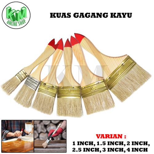 Promo Kuas Cat 1inch 1.5inch 2inch 2.5inch 3inch 4inch Kuas Tembok Kuas ...