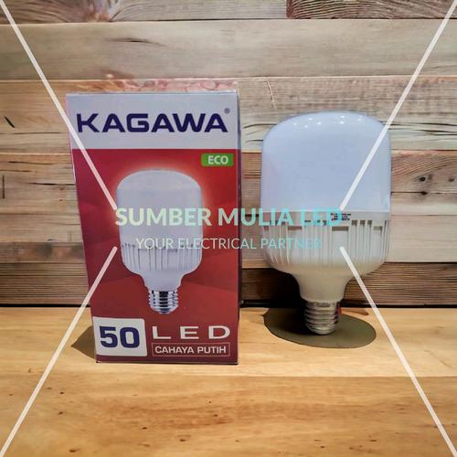 Jual KAGAWA ECO Lampu LED Bulb Capsule Kapsul 50W 50 Watt Jumbo Cahaya ...