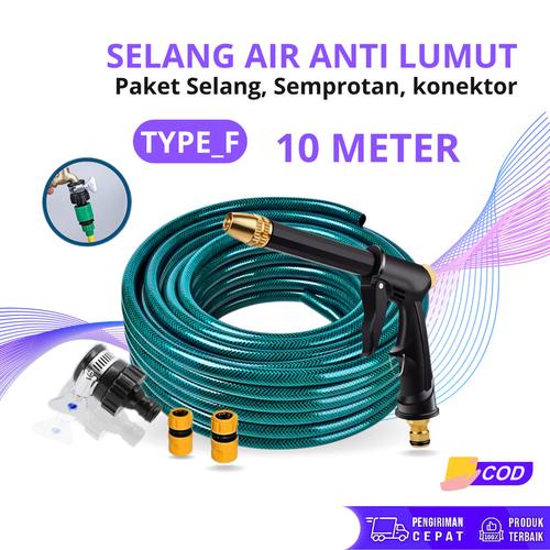Promo SATU SET DISKON SEMPROTAN SELANG TANAMAN AIR ANTI LUMUT 10 METER ...