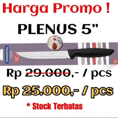 Promo PISAU BUAH TRAMONTINA PLENUS FRUIT KNIFE 5 INCH 23431/105 - sesuai gambar, Standar ...