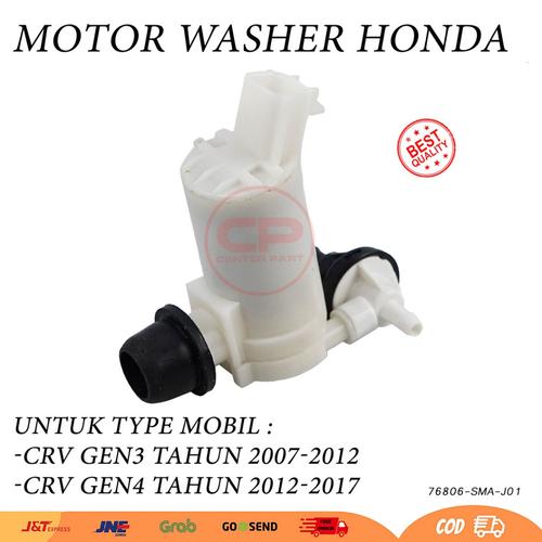 Jual Motor Dinamo Pump Washer Pompa Air Wiper Motor Tabung Wiper Crv Gen3 Gen4 2007 2008 2009 ...