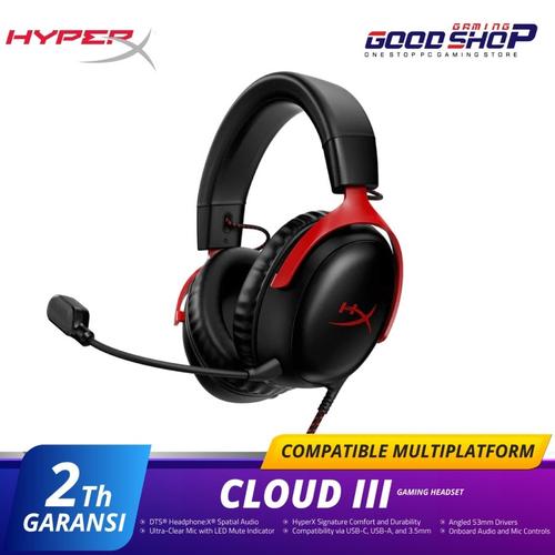 Promo HyperX Cloud III / Cloud 3 - Gaming Headset - Putih Pink Cicil 0% ...