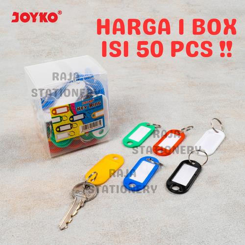 Promo GANTUNGAN KUNCI JOYKO BISA TULIS NAMA KEY CHAIN KEY RING JOYKO ...