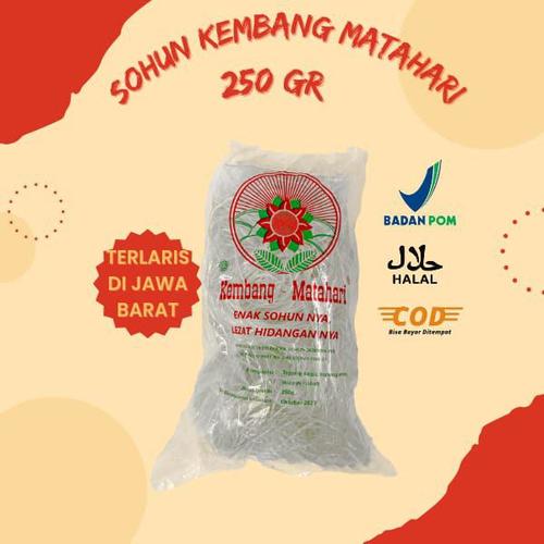 Jual Sohun Kembang Matahari 250 gram / Halal / Sohun Premium Lembut dan ...