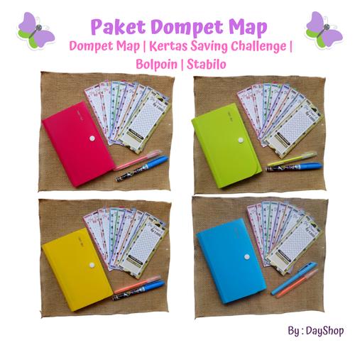 Jual Paket Set Dompet Map / Dompet Map Menabung / Dompet Map Saving ...
