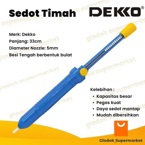 Jual Sedot Timah Dekko DS200 Desoldering Pump DS-200 Panjang 33cm - tanpa bubble - Jakarta Barat ...