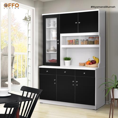 Jual Kitchen Set Lemari Sayur Lemari Dapur Rak Piring Minimalis 3 Pintu ...
