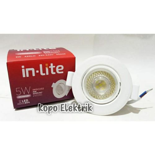 Jual Inlite Downlight LED Spotlight / Lampu Sorot LED 5 Watt INDC232 ...
