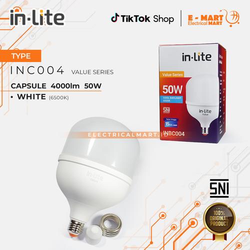 Promo InLite Bohlam LED Capsule Fitting E27 INBC004 50W Kapsul - Kota ...