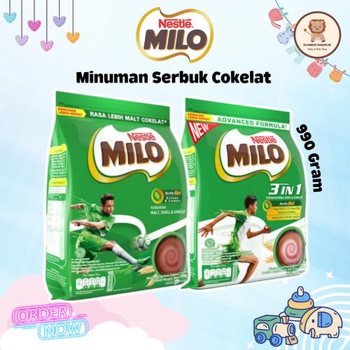 Jual SUSU MILO 3in1 / ACTIV-GO Susu Nestle Rasa Coklat Kemasan Pouch ...