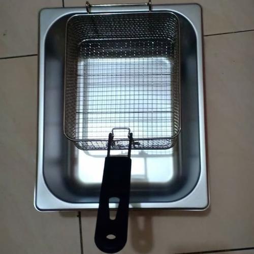 Jual wajan kotak + saringan 1set / penggorengan potato stick kentang ...