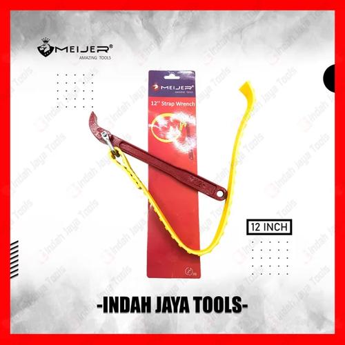 Jual MEIJER Kunci Oli Filter 12 Inch Sabuk Strap Oil Wrench Belt ...