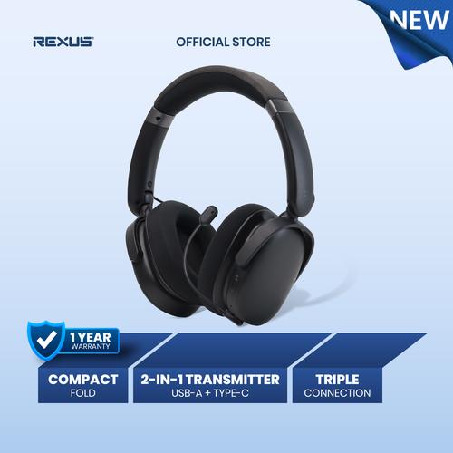 Promo Rexus Daxa Gaea TS2 Headset Gaming Wireless - Triple Connection ...