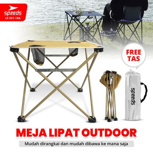 Promo SPEEDS Meja Lipat Indoor Outdorr Meja Berkemah Camping Meja ...