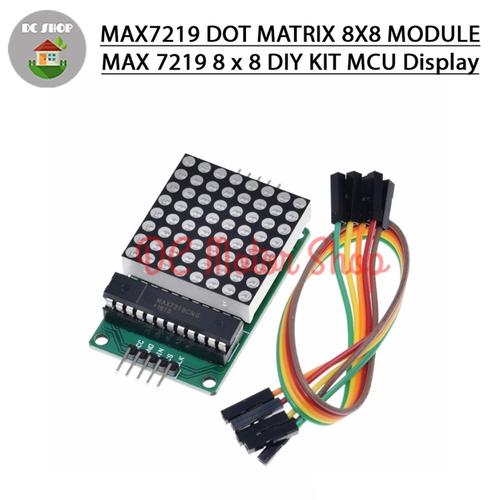 Jual MAX7219 DOT MATRIX 8X8 MODULE MAX 7219 8 x 8 DIY KIT MCU Display ...