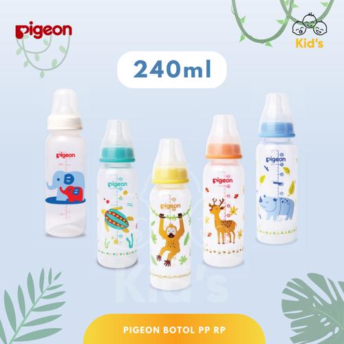 Jual PIGEON BTL PP RP W/ S TYPE SILICONE NIPPLE - 240ml KARAKTER - Kota ...